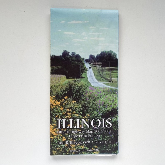 Other | 203 2004 Illinois Official Highway Map Large Print Edition ...